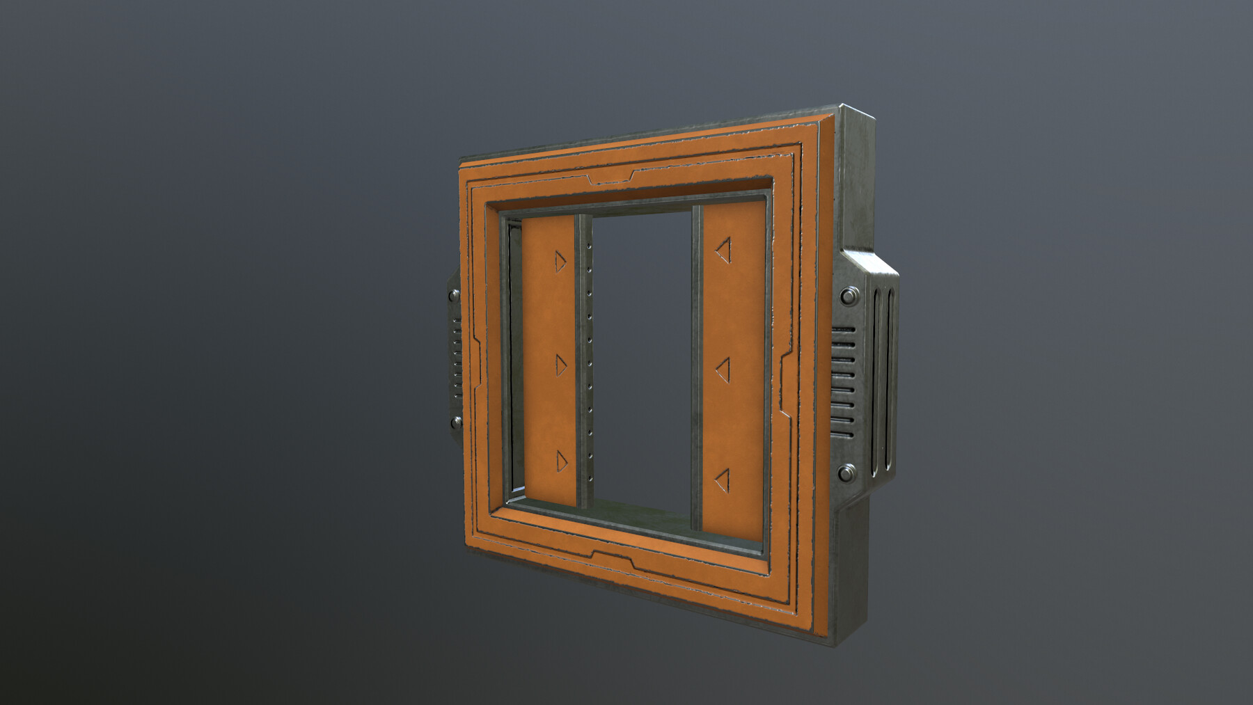 ArtStation - Sci Fi Roof Hatch Low-poly 3D model | Game Assets