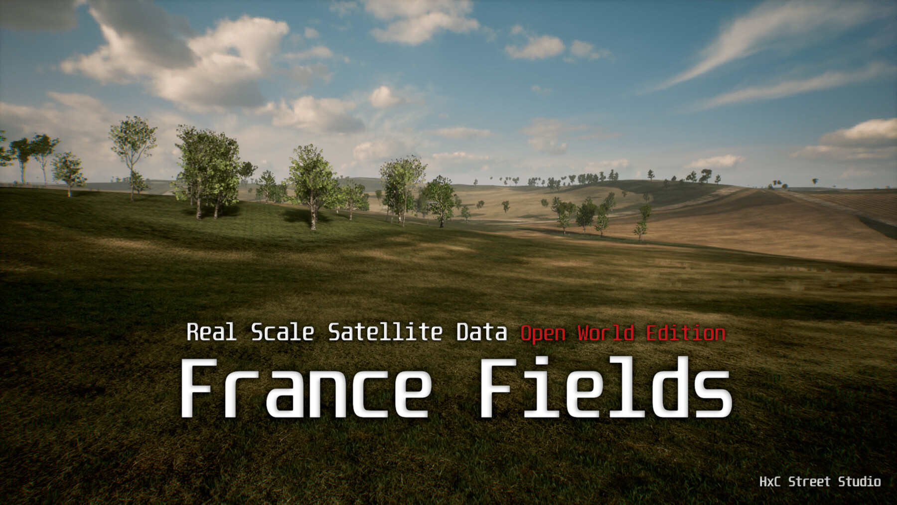 ArtStation - France Fields - Real Scale Satellite Data (UE4 Open World ...