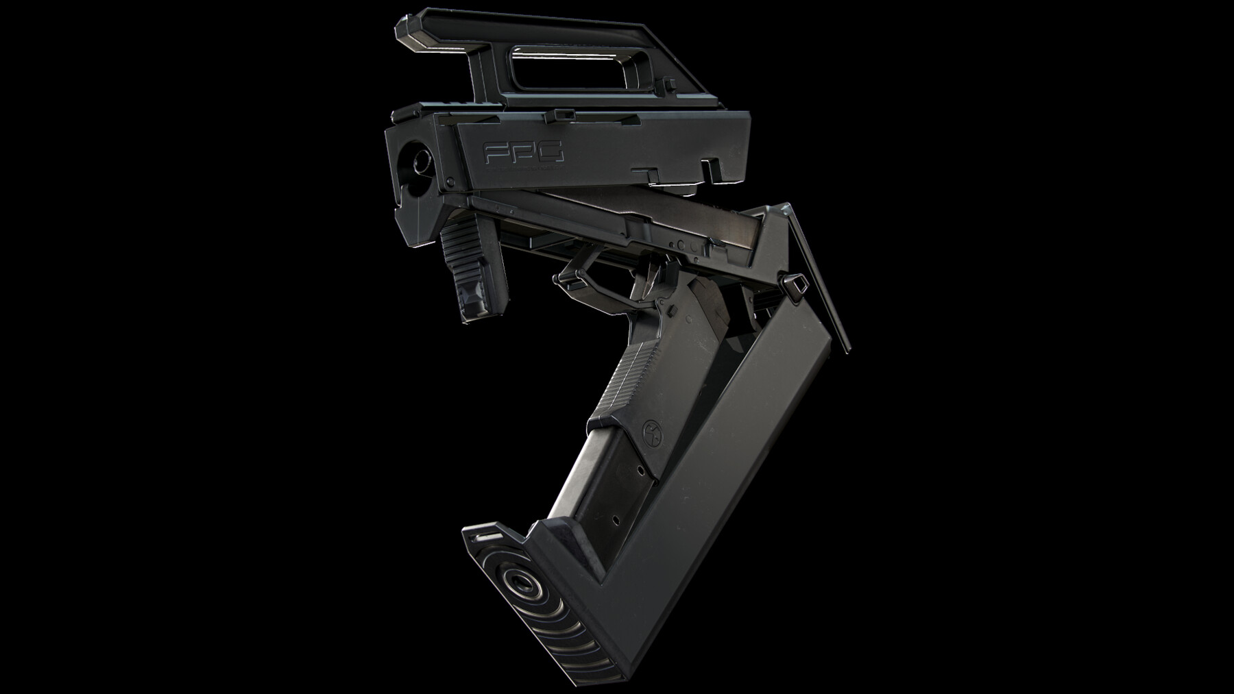 ArtStation - Magpul FMG9 | High Poly & Low Poly | Resources