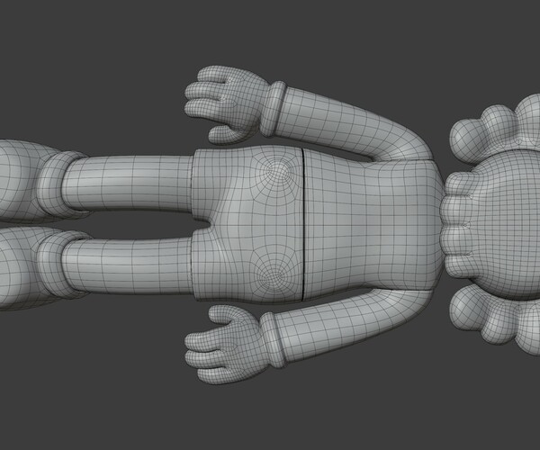ArtStation - KAWS Face Down Companion | Resources