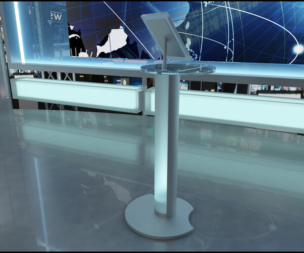 ArtStation - Virtual TV Studio Collection Vol 6 - 2 PCS DESIGN | Resources
