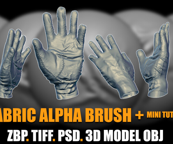 ArtStation - 35 fabric alpha brush vol.1 | Brushes