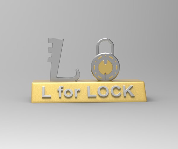 ArtStation - L for Lock Model | Resources