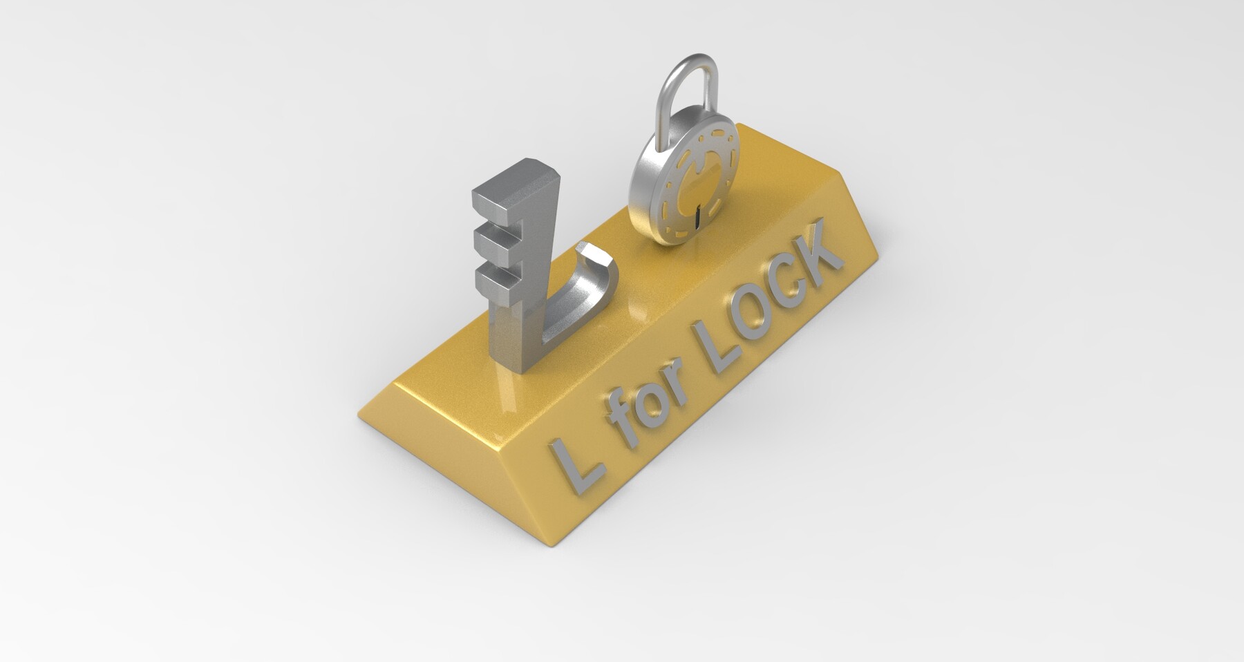 ArtStation - L for Lock Model | Resources
