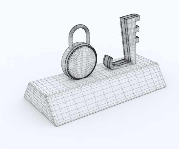 ArtStation - L for Lock Model | Resources