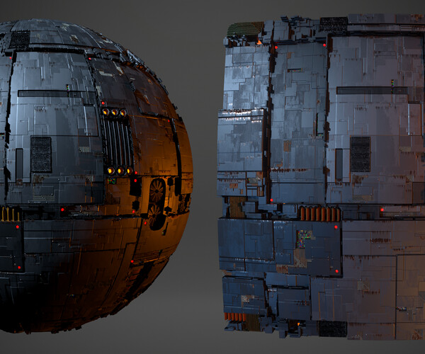 ArtStation - Sci-fi Paneling Material | Game Assets