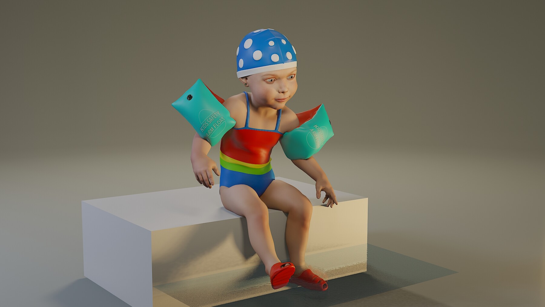 ArtStation - SwwimmingPool Child Female ACC0203007 | Resources