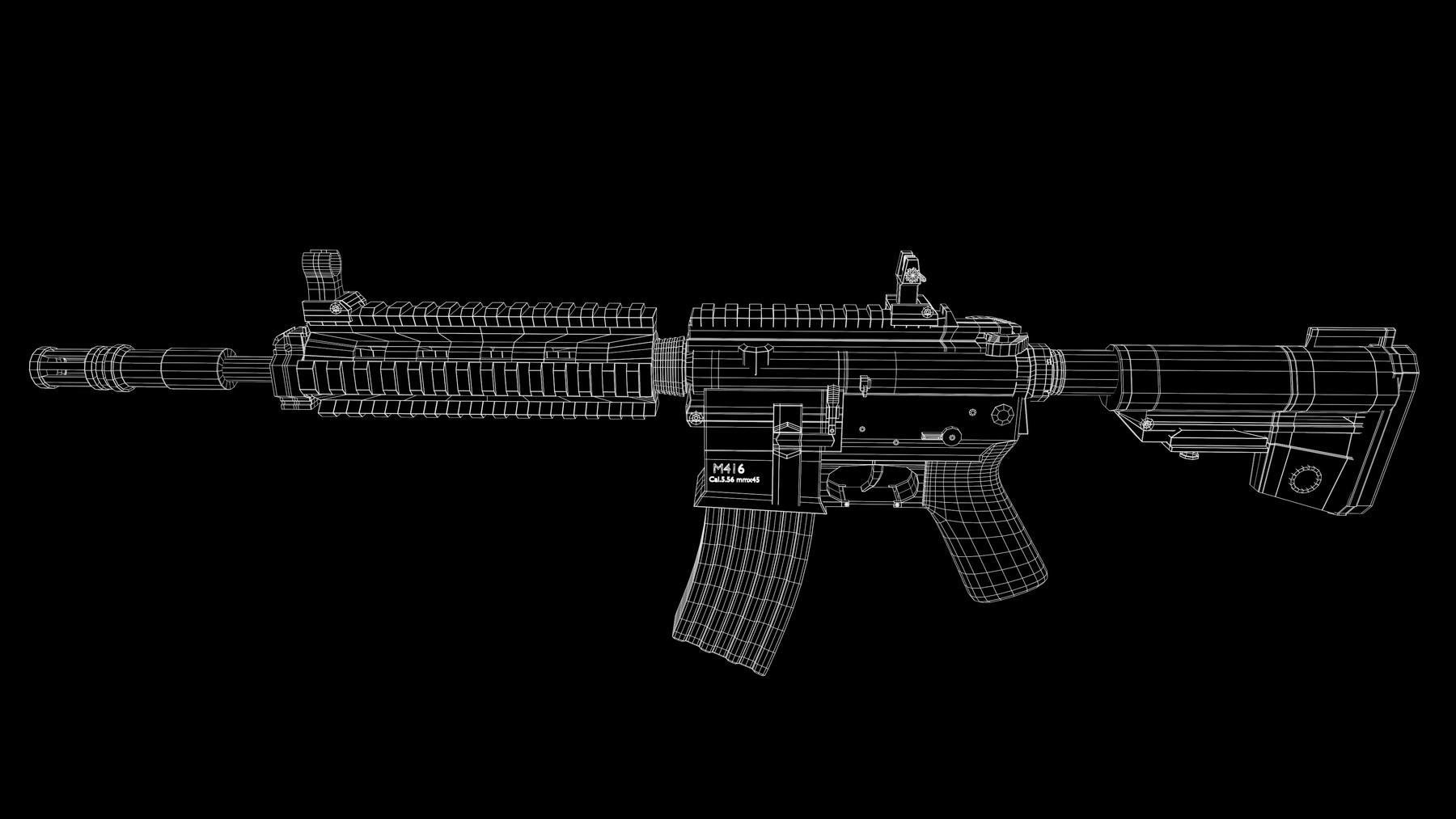 ArtStation - M416 | Game Assets