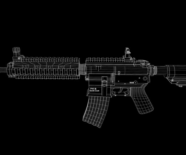 ArtStation - M416 | Game Assets