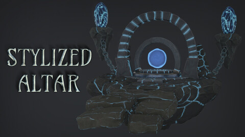 ArtStation - Stylized Altar | Game Assets