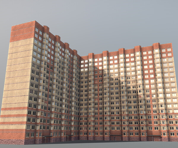 ArtStation - MSK Building 03 | Game Assets