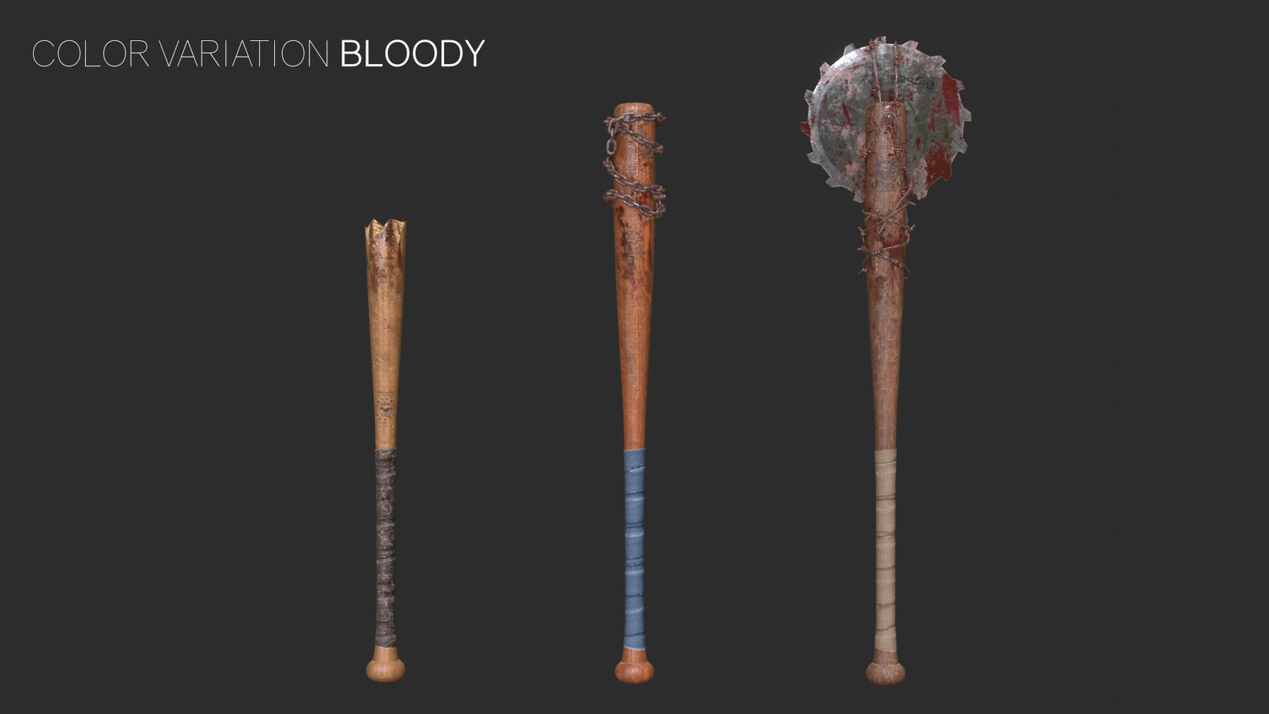 ArtStation - Baseball Bats Assets 02 | Game Assets