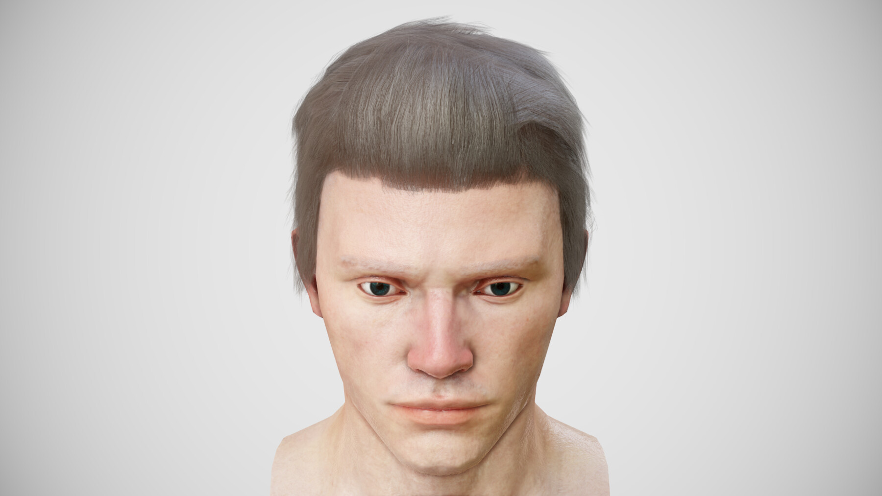 ArtStation - Male Hairstyle | Game Assets