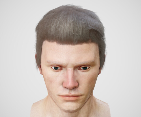 ArtStation - Male Hairstyle | Game Assets