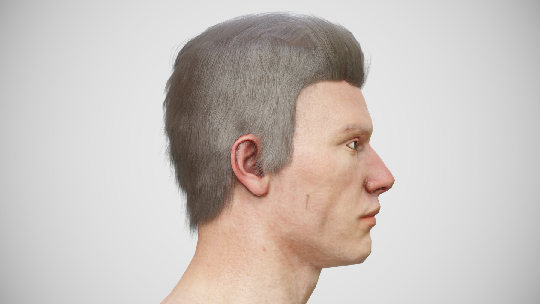 ArtStation - Male Hairstyle | Game Assets