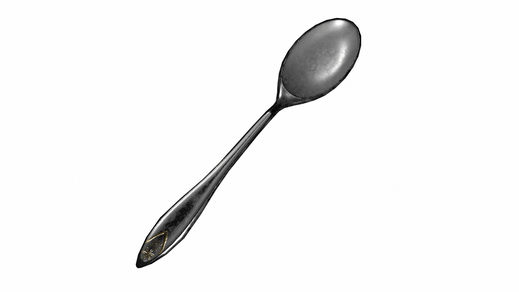 ArtStation - Old spoon Low-poly 3D model | Game Assets