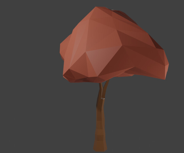 ArtStation - Low poly tree collection - 20 pieces | Game Assets