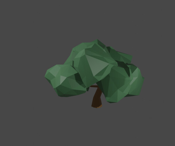 ArtStation - Low poly tree collection - 20 pieces | Game Assets