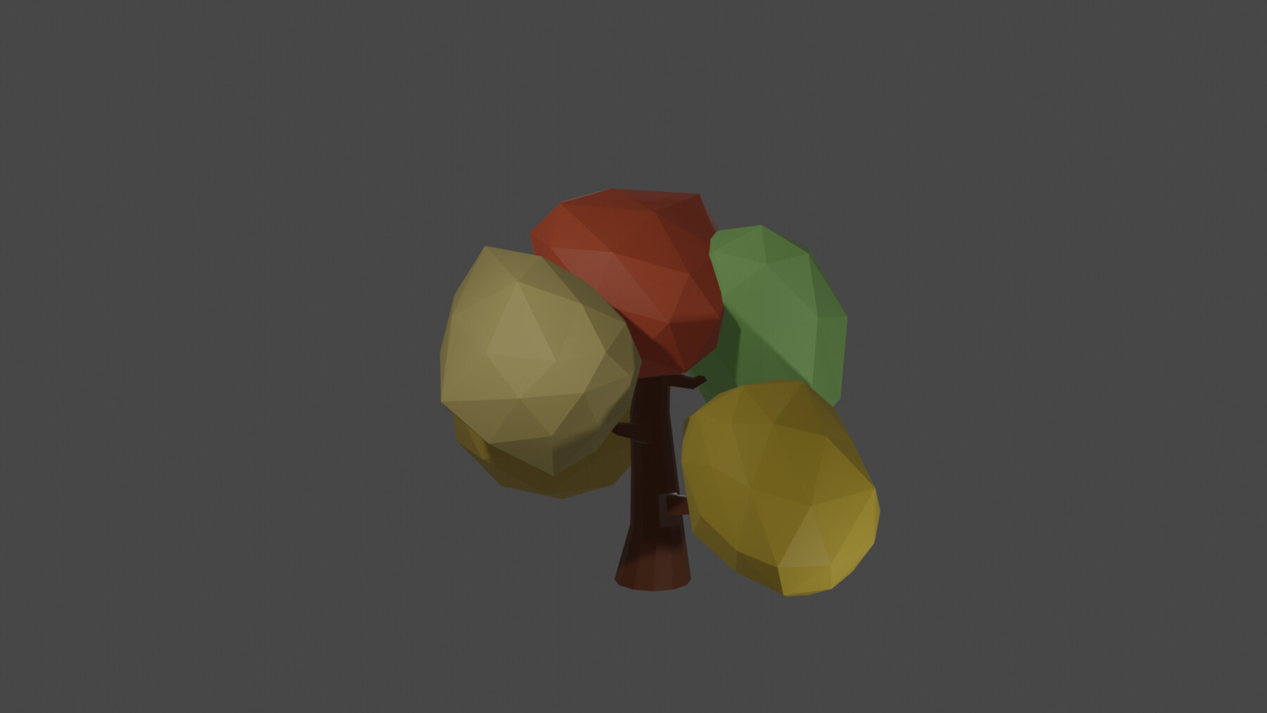 ArtStation - Low poly tree collection - 20 pieces | Game Assets