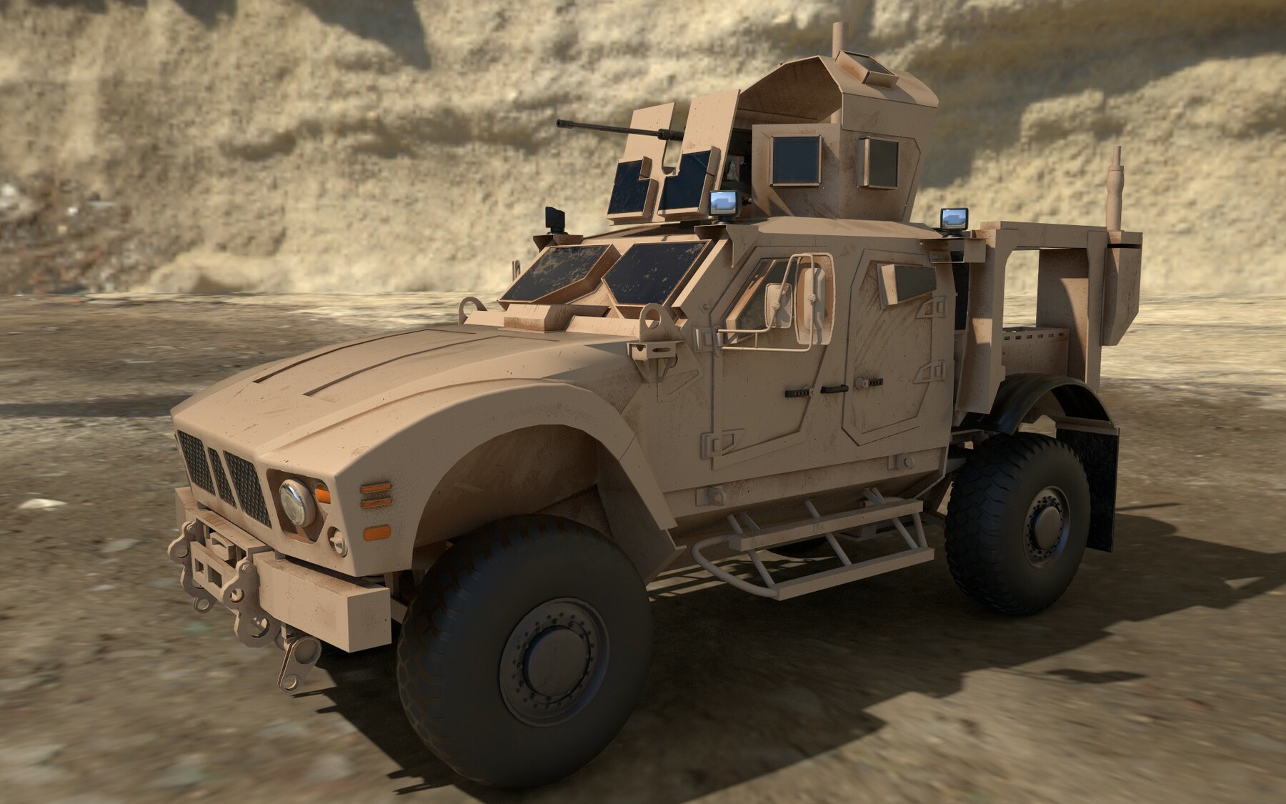 ArtStation - American Military Vehicle Game Ready | Game Assets