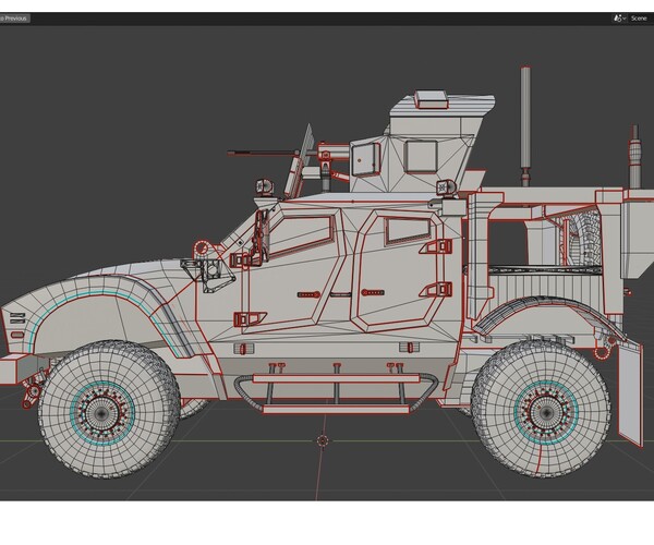 ArtStation - American Military Vehicle Game Ready | Game Assets