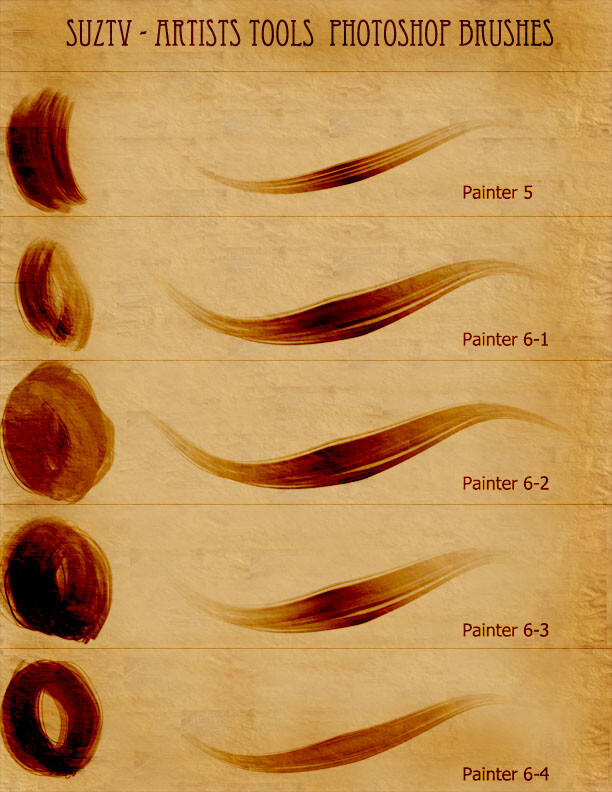 ArtStation - Artists Tool Photoshop Brush Set by Suztv | Brushes