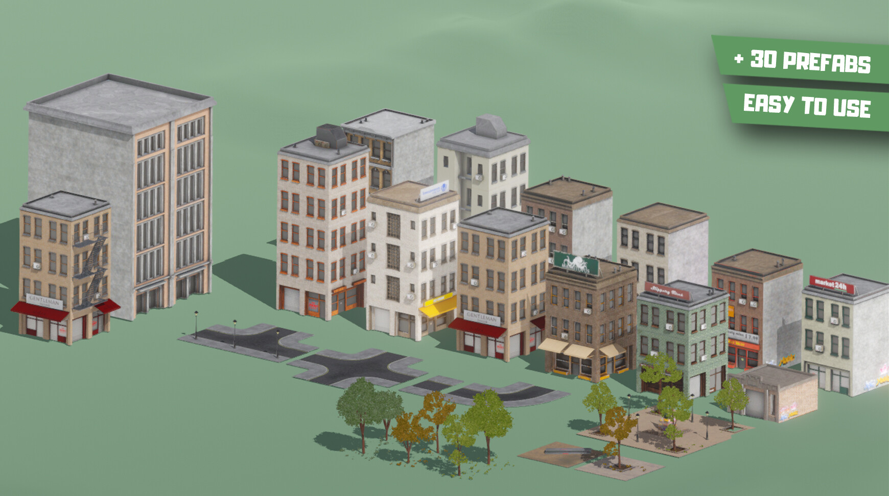 ArtStation - Easy Modular City | Game Assets