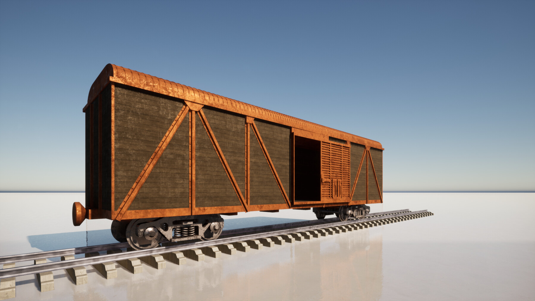 ArtStation - Boxcar - train | Game Assets