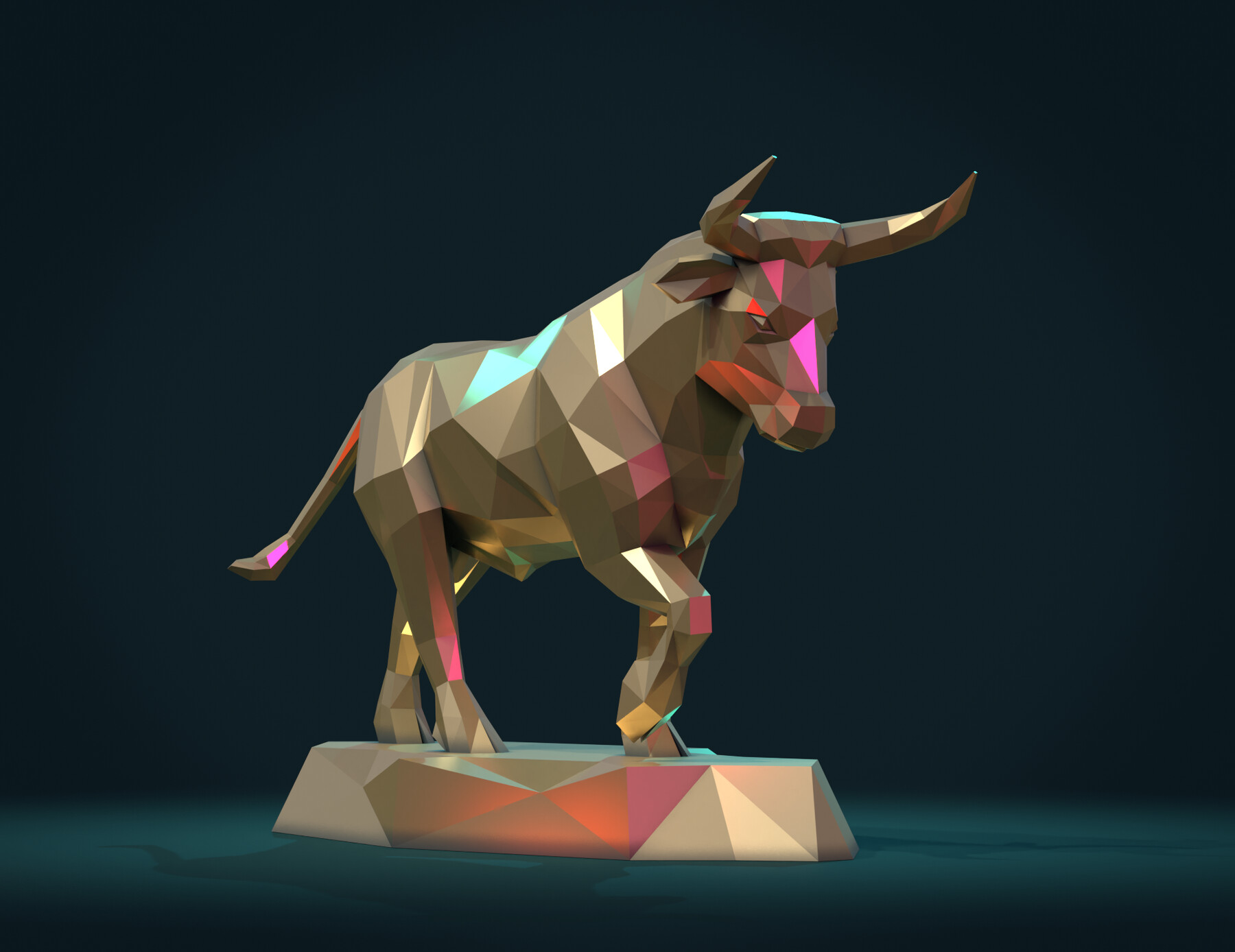 ArtStation - Bull sculpture | Resources