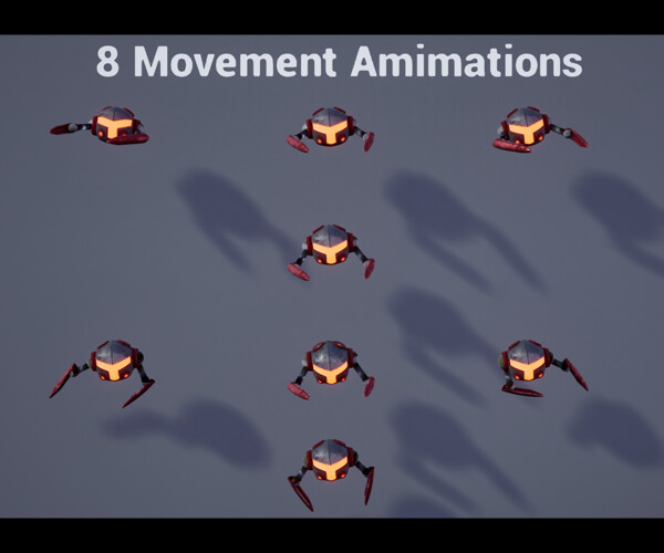 ArtStation - Sci-Fi Drones - (Unreal Engine 4 Game Ready Characters ...