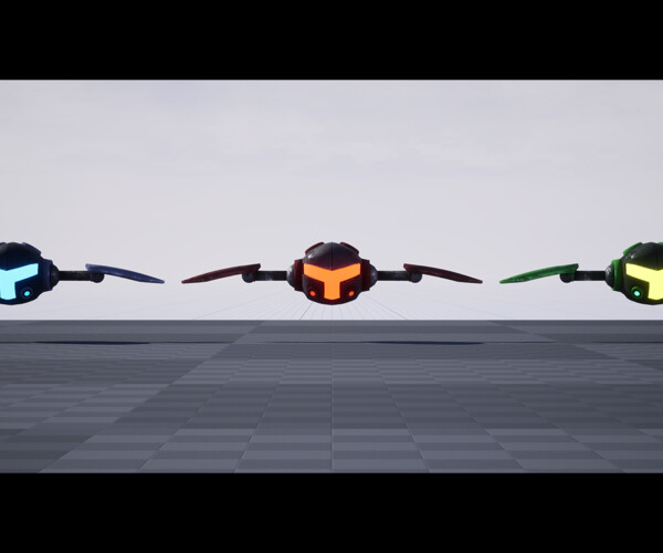 ArtStation - Sci-Fi Drones - (Unreal Engine 4 Game Ready Characters ...