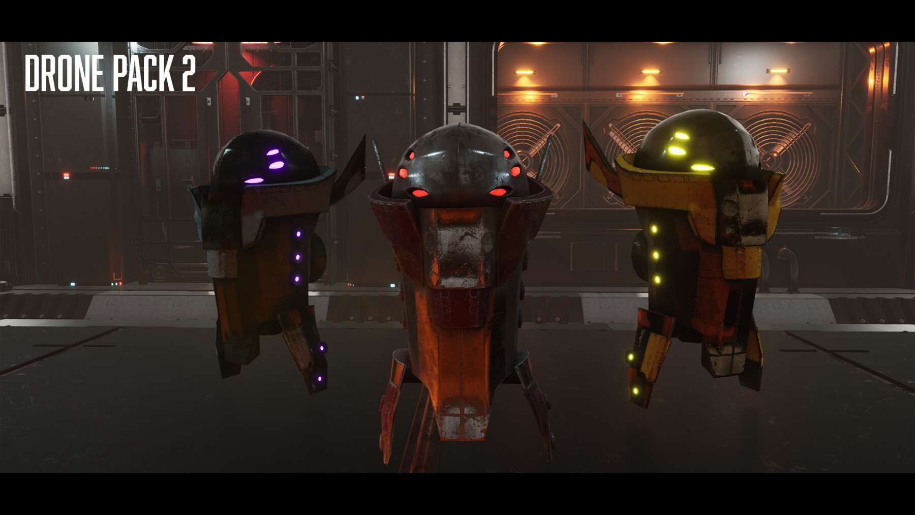 ArtStation - Sci-Fi Drones - (Unreal Engine 4 Game Ready Characters ...