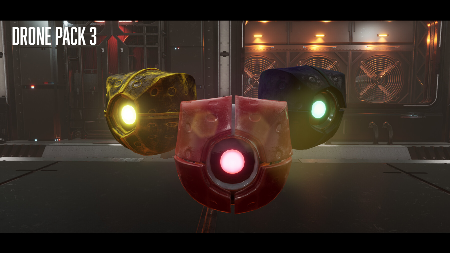 ArtStation - Sci-Fi Drones - (Unreal Engine 4 Game Ready Characters ...