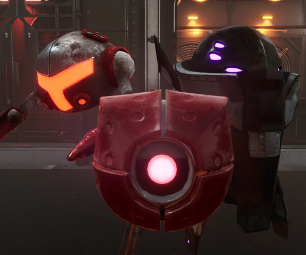 ArtStation - Sci-Fi Drones - (Unreal Engine 4 Game Ready Characters ...