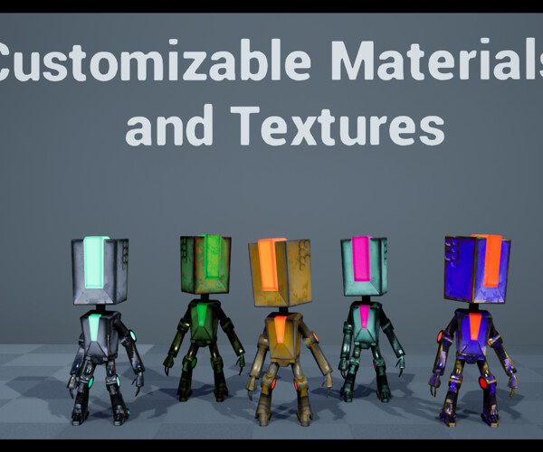 ArtStation - Radical Robots Pack - Unreal Engine 4 | Game Assets