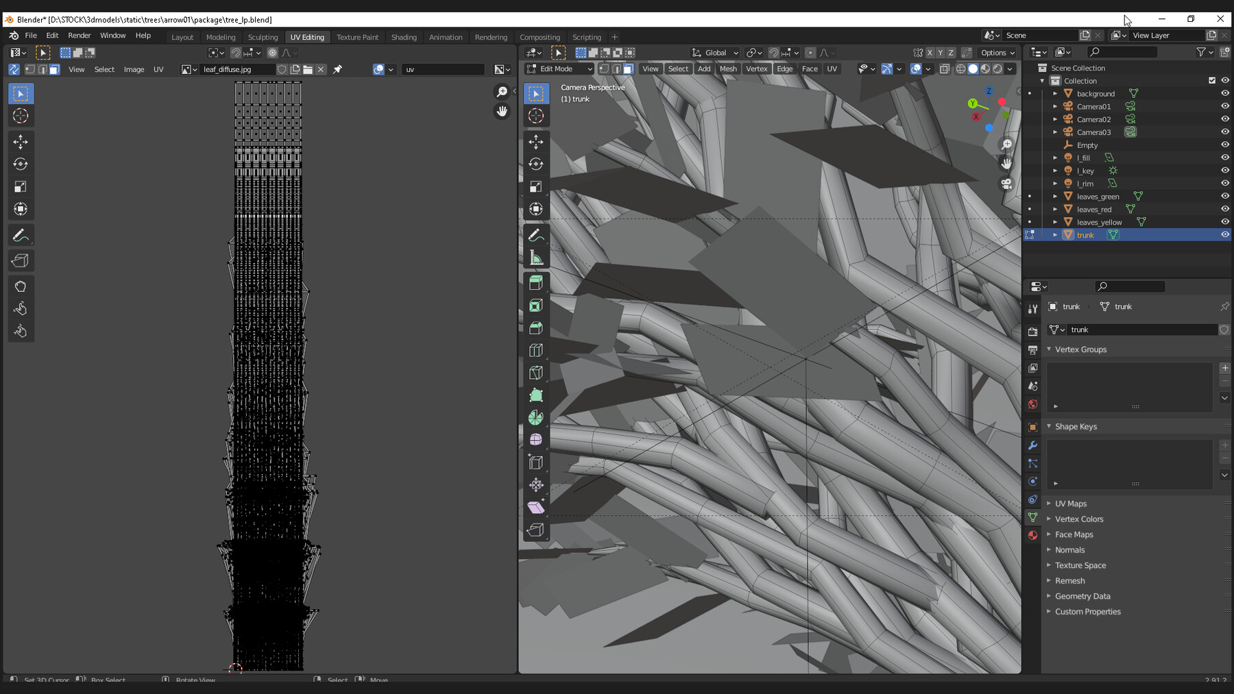 ArtStation - Tree in a shape of an arrow | Resources