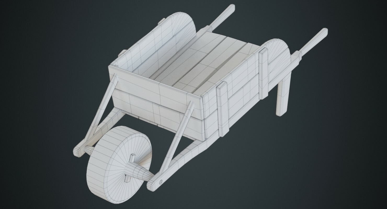 ArtStation - Wheelbarrow 3A | Game Assets