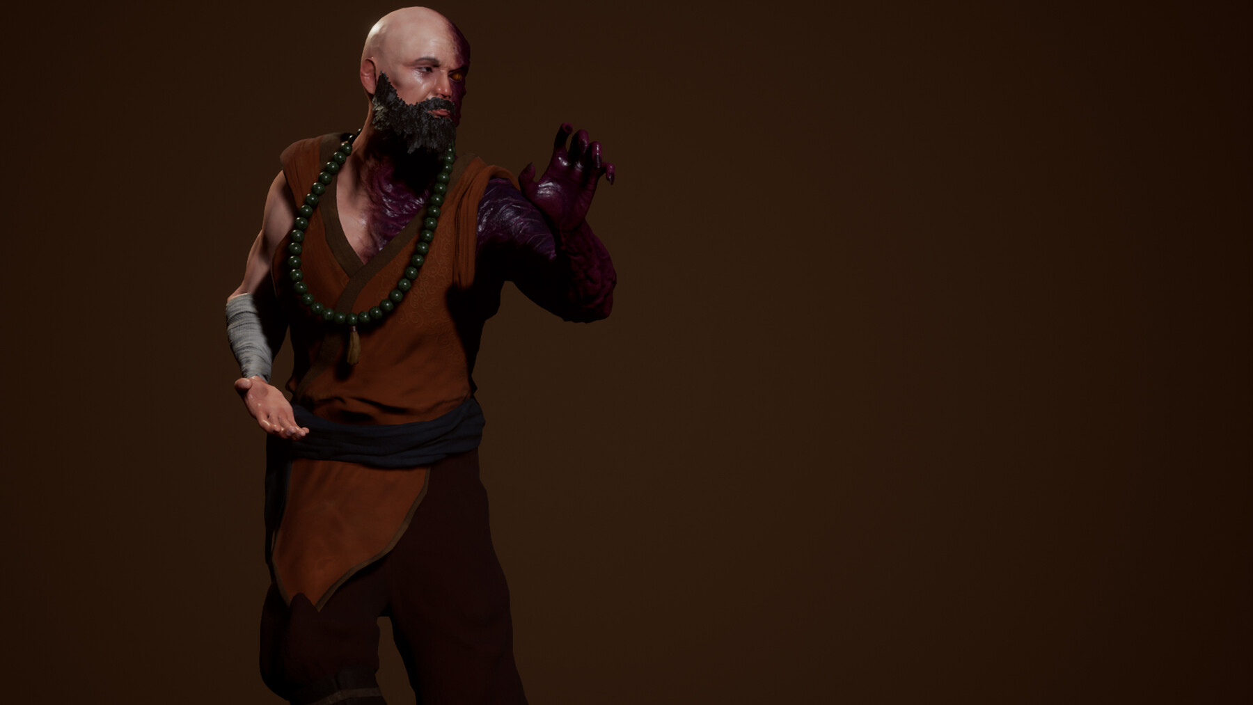 ArtStation - Corrupted Monk | Game Assets