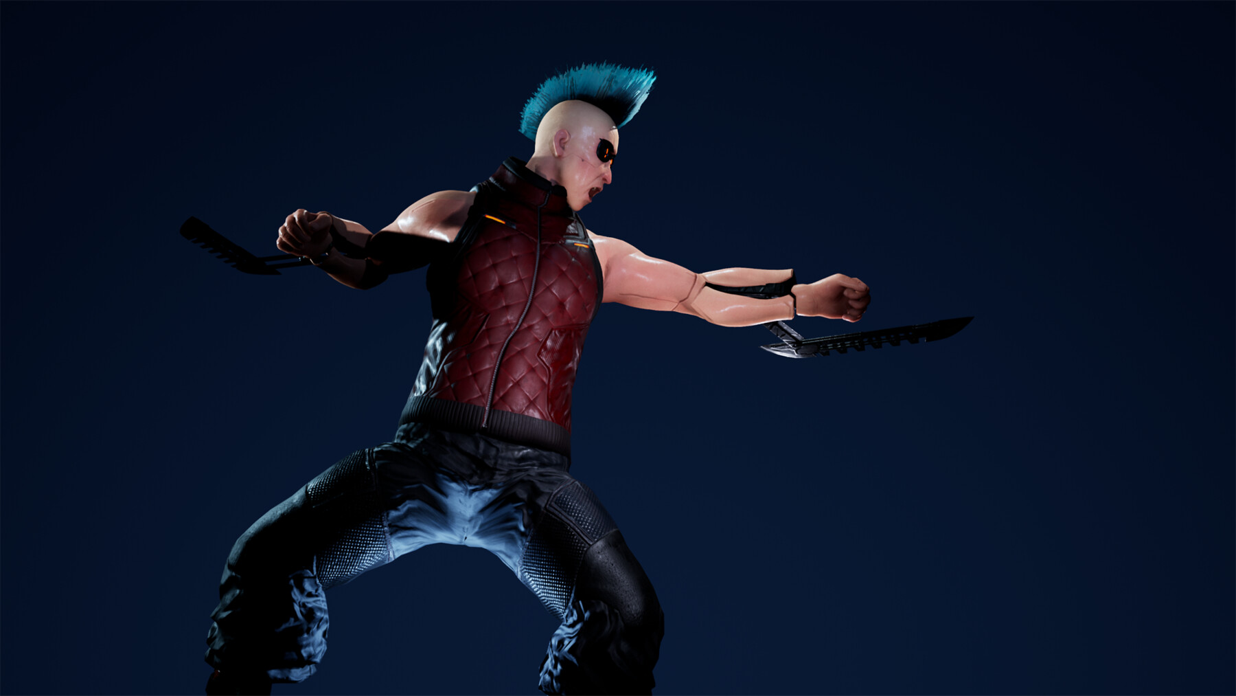 ArtStation - Cyberpunk Thug 1 - Game Ready | Game Assets