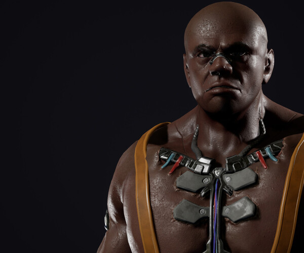 ArtStation - Cyberpunk Thug 2 - Game Ready | Game Assets