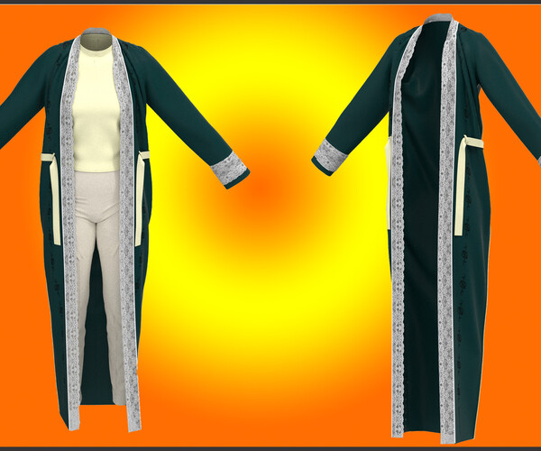 ArtStation - Cloak Female Modern Abaya | Resources