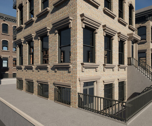 ArtStation - UE4 - City Apartment Building Pack | Game Assets