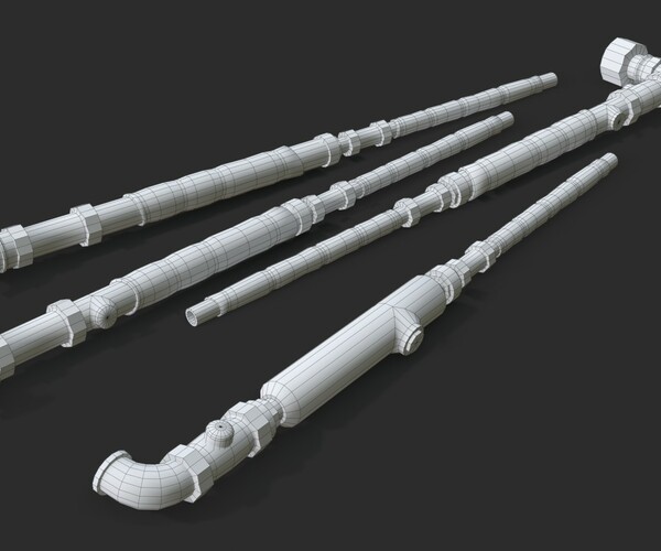 ArtStation - Plumbing Pipes Weapons Pack | Game Assets