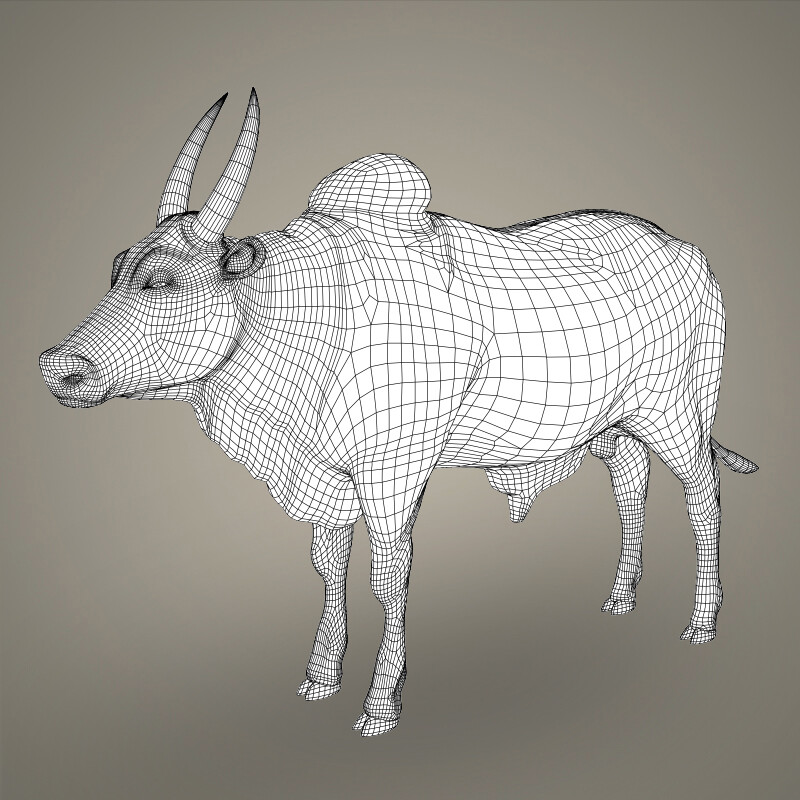 ArtStation - Realistic Ox 3D Model | Resources