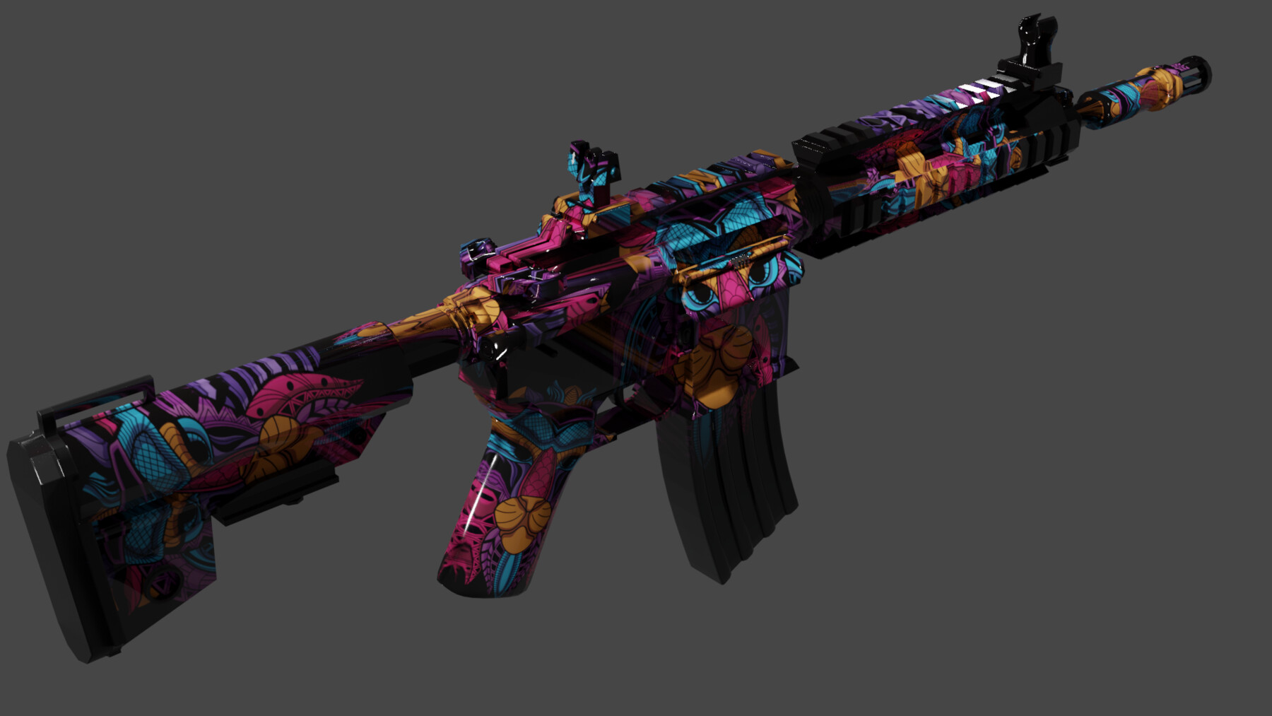 ArtStation - m416 | Game Assets