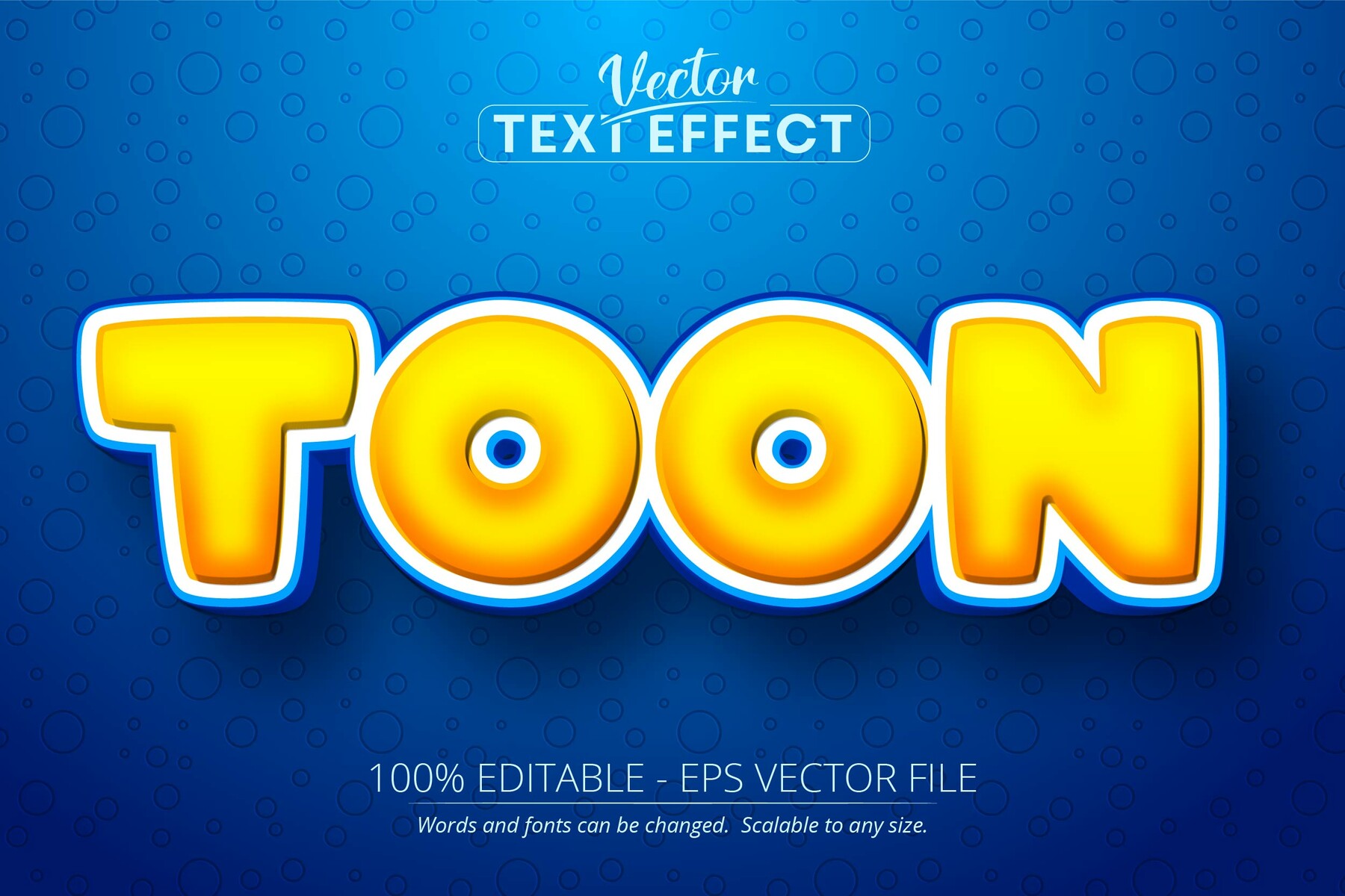 ArtStation - Toon text, cartoon style editable text effect | Artworks