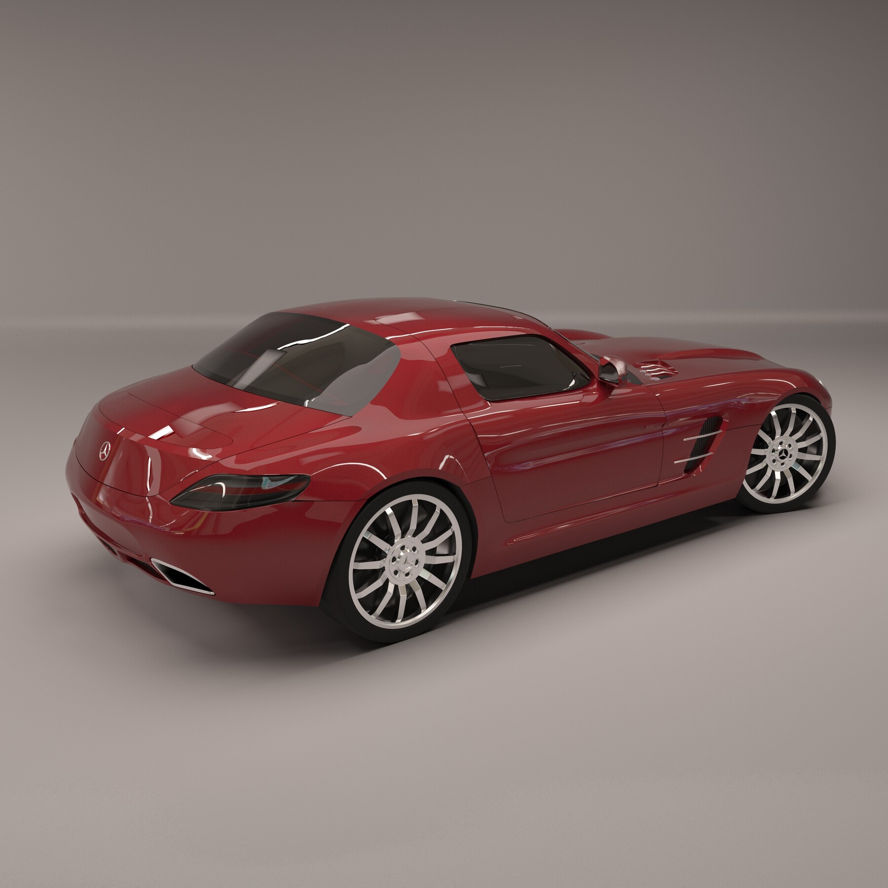 ArtStation - Mercedes Benz SLS | Game Assets