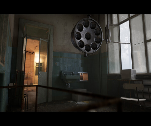 ArtStation - Abandoned Asylum [UE4] | Game Assets