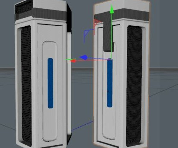 ArtStation - Low poly battery capsule sci fi Low-poly 3D model | Game ...