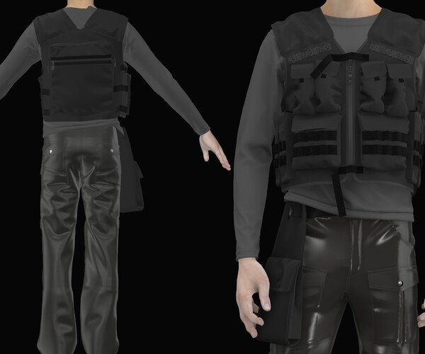 ArtStation - Male suite for standart Clo 3D Avatar Male_V1. MD and CLO ...